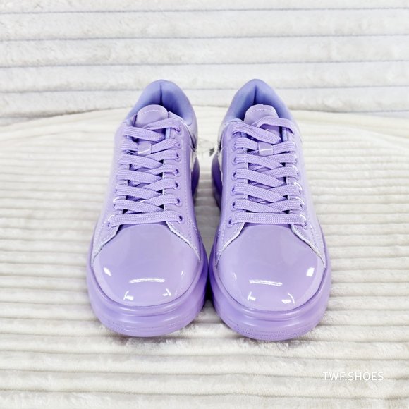 Berness | Shoes | Shiny Patent Cush Baby Lilac Purple Comfy Fashion ...